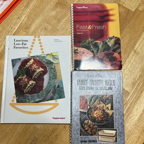Tupperware | Other | Three Tupperware Cookbooks | Poshmark